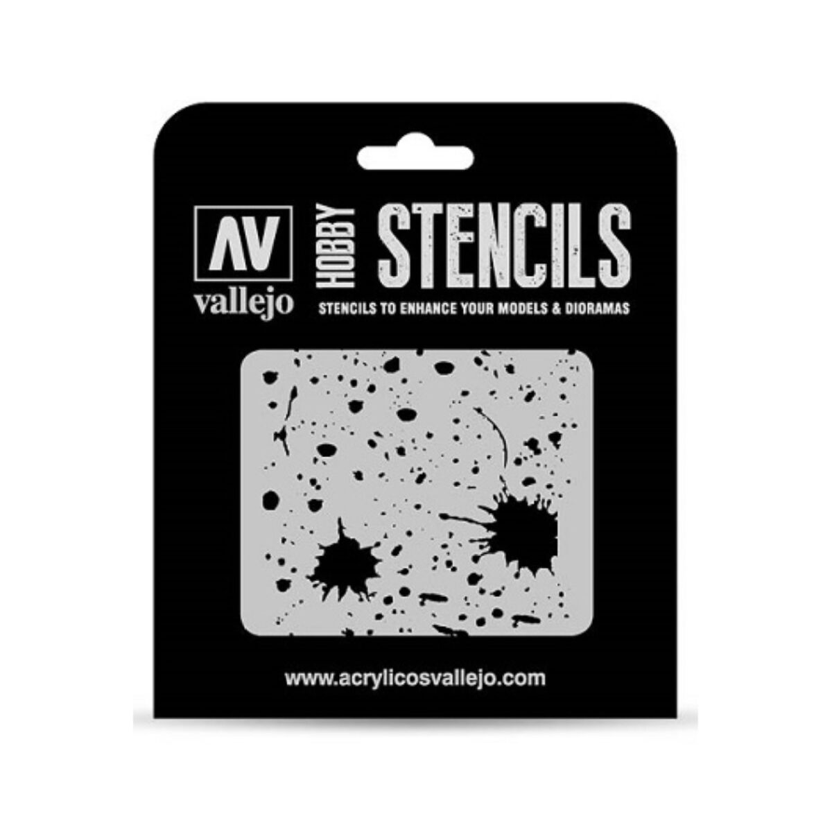 Vallejo - Stencils - Texture Effects - Splash & Stains | Jedko