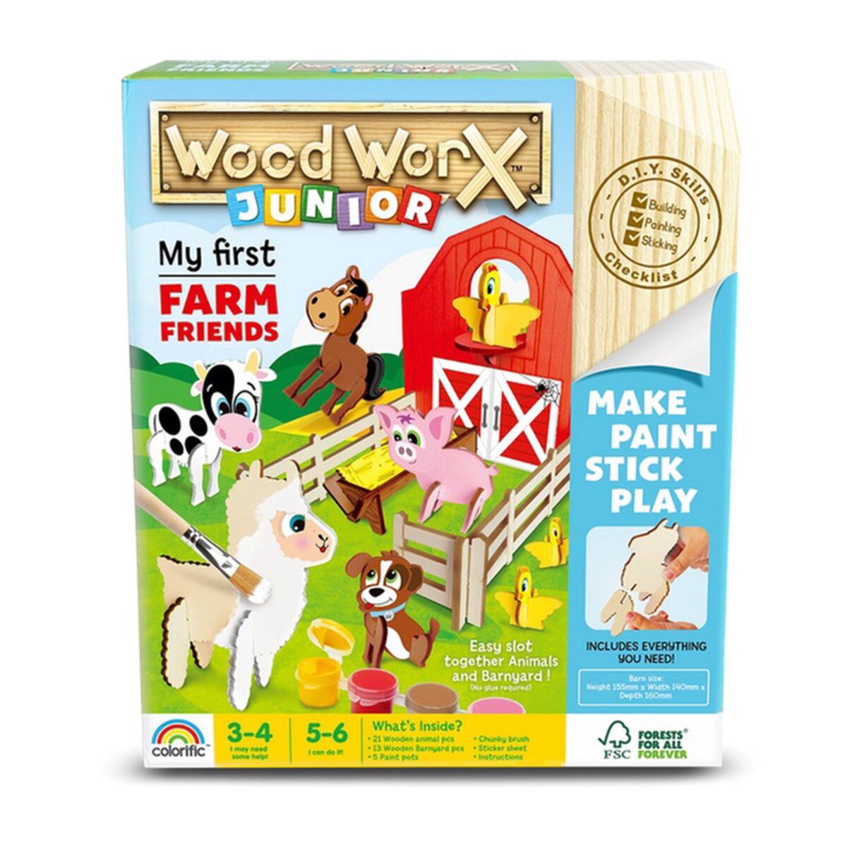 Wood Worx Junior Farm Friends | Jedko