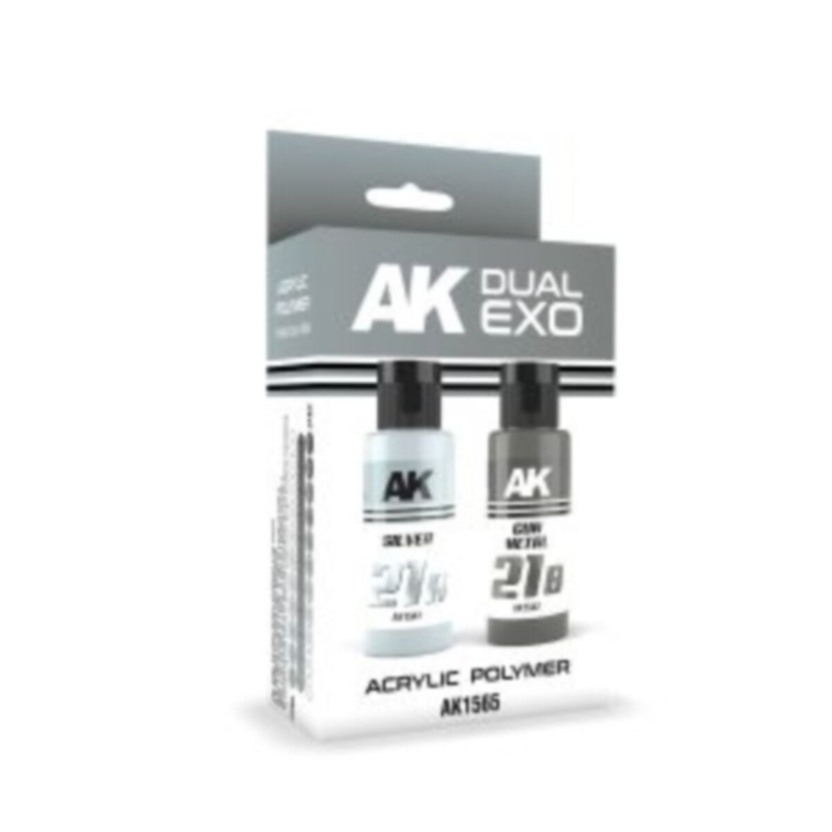 AK Interactive - Silver & Gun Metal Dual Exo Set | Jedko