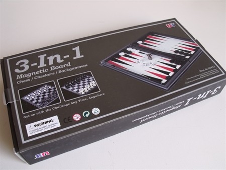 3 in 1 Chess/Checkers/Backgammon 12.5'' | Jedko